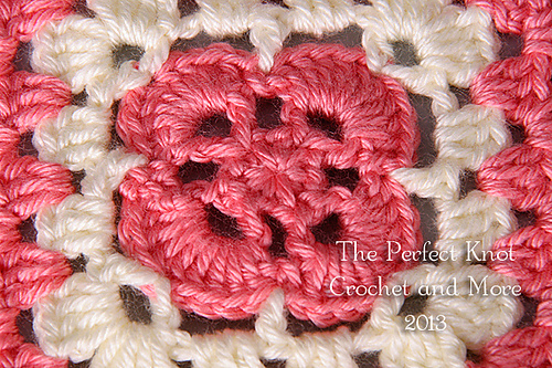 Ravelry: Strawberries & Cream 6 Inch Square pattern by The Perfect Knot ...