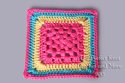 Ravelry: Puffy Doodle 6 Inch Square pattern by The Perfect Knot ...