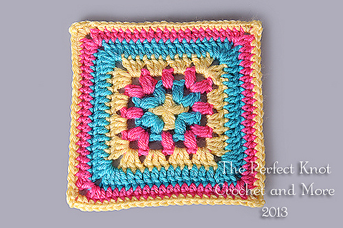 Ravelry: Puffy Doodle 6 Inch Square pattern by The Perfect Knot ...