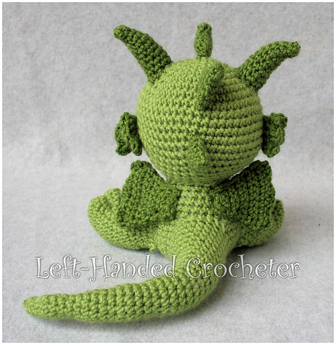 Ravelry: Philip the Dragon pattern by The Left-Handed Crocheter
