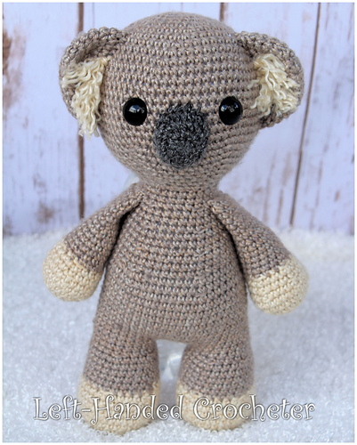 Ravelry: Koala Cuddle Critter pattern by The Left-Handed Crocheter