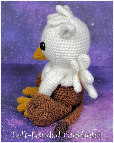 Ravelry: Mercury the Griffin pattern by The Left-Handed Crocheter