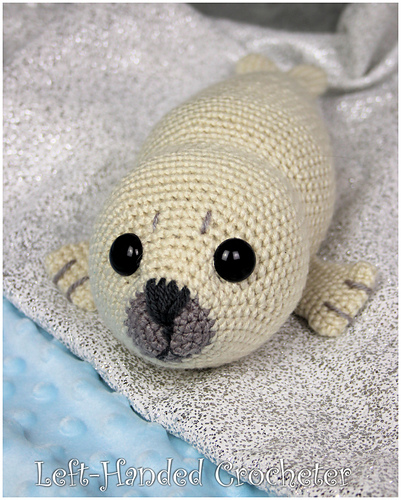 Ravelry: Arctic Harp Seal pattern by The Left-Handed Crocheter