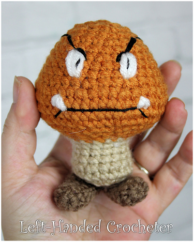 Ravelry: Goomba pattern by The Left-Handed Crocheter