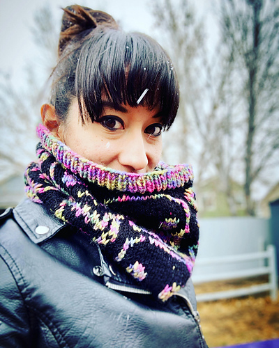 Ravelry: Papa Spooky Cowl pattern by Shauna Caffrey