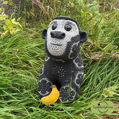 Ravelry: Gunner The African Flower Gorilla pattern by selina page