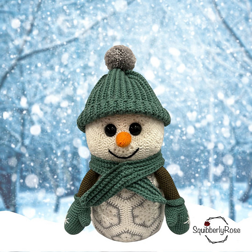 Ravelry: Meltin John African flower Snowman pattern by selina page