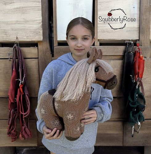 Ravelry: Hettie The African Flower Horse pattern by selina page