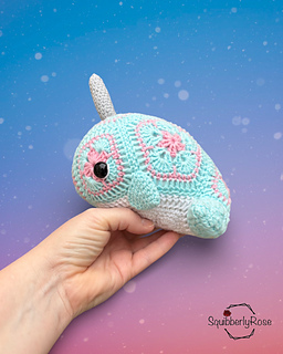 Ravelry: Pip The Mini African Flower Whale. pattern by selina page
