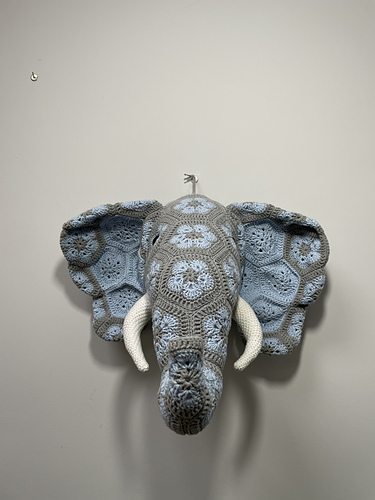 Ravelry: Nelson the African flower elephant head pattern by selina page