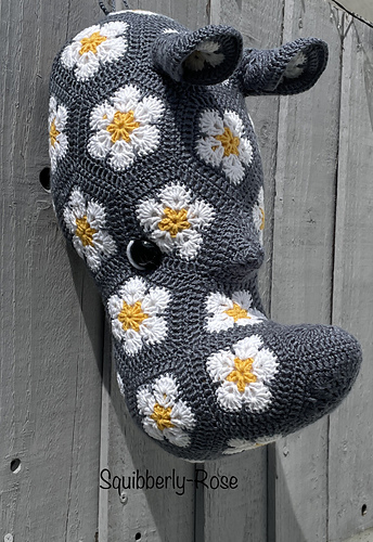 Ravelry: Ryan the african flower rhino head pattern by selina page
