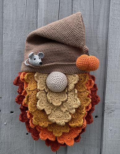 Ravelry: Gonk Gnome Autumn Fall Wreath pattern by selina page