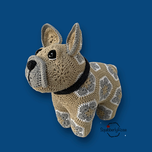 Ravelry: Frank The African Flower French Bulldog pattern by selina page
