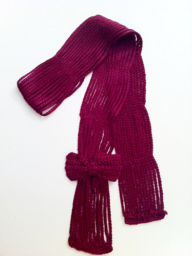 Ravelry: Scharetta Bow Scarf pattern by Stacyc55 Designs