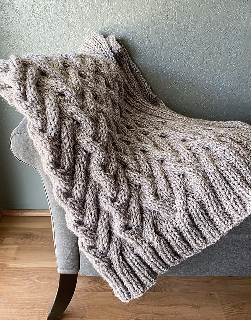 Ravelry: Low Tide Knit Throw pattern by Stacy Wilkinson