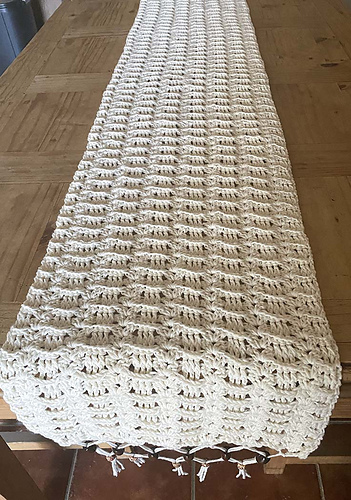 Ravelry: Making Waves Table Runner pattern by Stacy Wilkinson