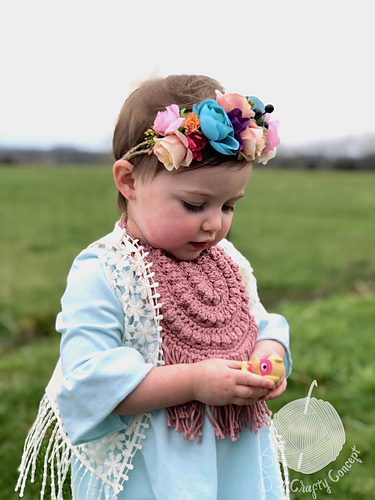 Ravelry: Bitty Boho Bib pattern by Ashley Stallsworth