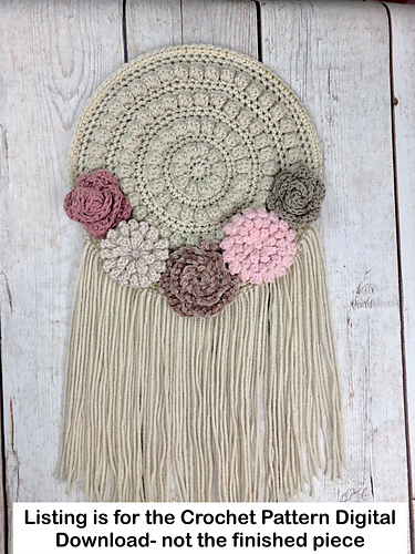 Ravelry: Crafty Boho Wall Hanger pattern by Ashley Stallsworth