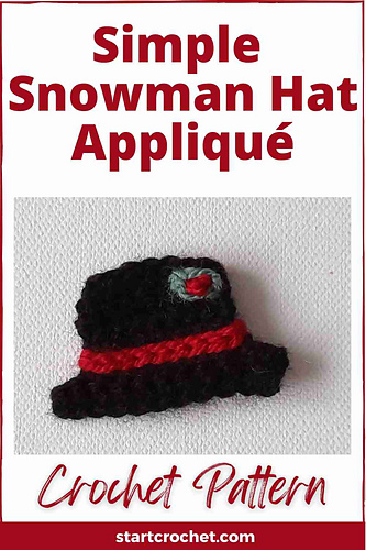 Ravelry: Snowman Hat Appliqué pattern by May Shehab