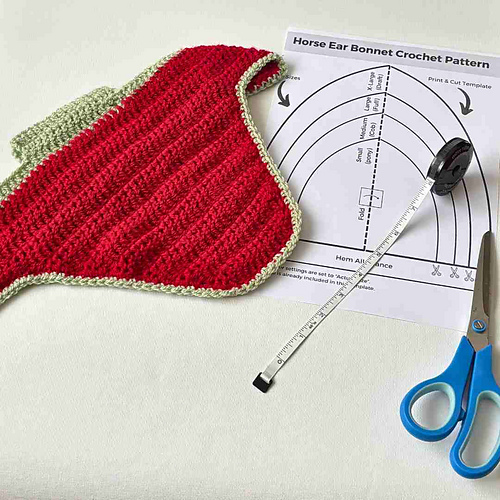 Ravelry: Simple Horse Ear Bonnet pattern by May Shehab