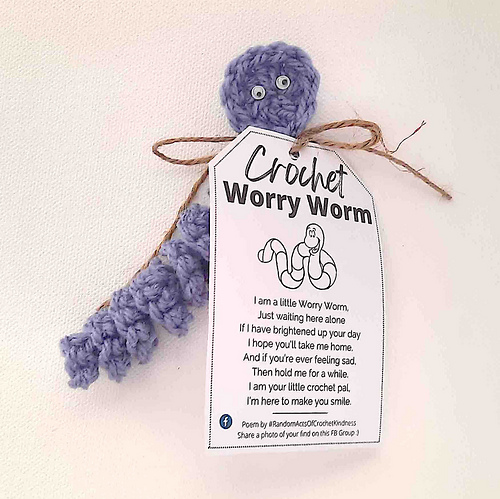 Ravelry: Worry Worms pattern by May Shehab