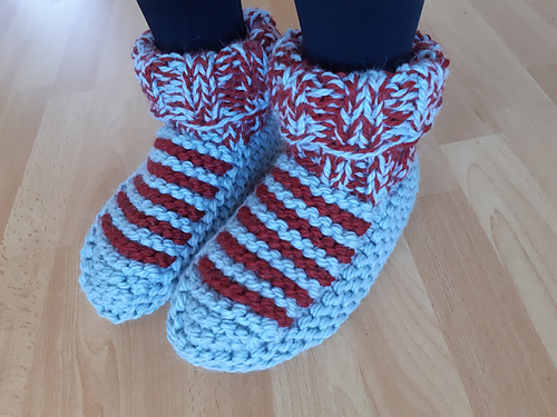 Ravelry: Happy Feet Slippers pattern by Monica Russel
