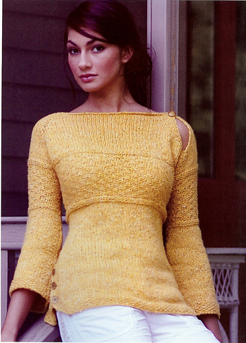 Ravelry: Textured Tunic with Side Buttons pattern by Stefanie Japel