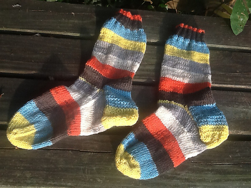 Ravelry: Easy Magic Loop Sock pattern by Courtney Aten