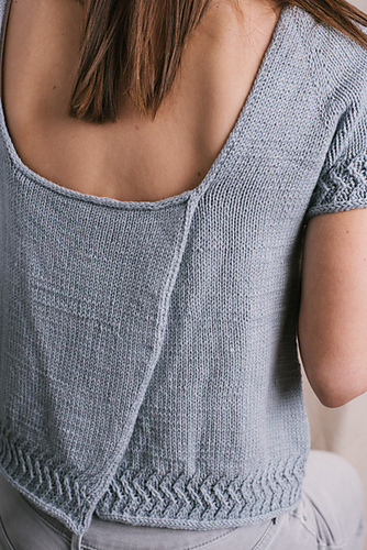 Ravelry: Cross Back Tee pattern by Stella Egidi