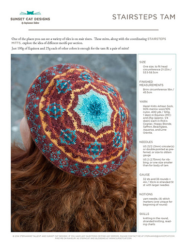 Ravelry: Stairsteps Tam pattern by Stephannie Tallent