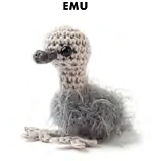 Ravelry: Emu pattern by Sarah Abbondio