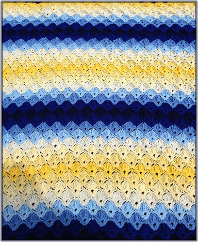 Ravelry: Stephcrochet3's Sunshine and Blue Skies throw