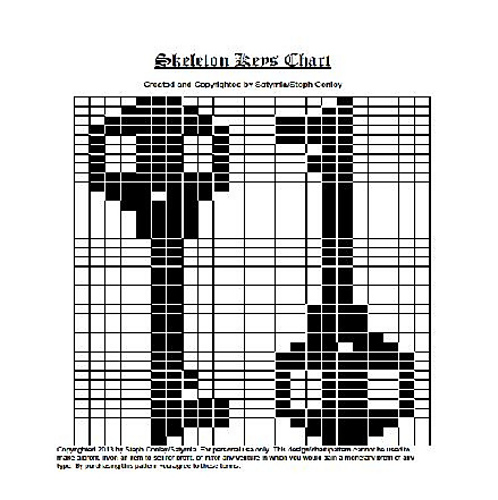 Ravelry: Skeleton Keys Chart pattern by Steph Conley