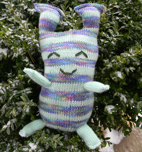 Ravelry: Stripey Scrappy Monster pattern by Len Woodman