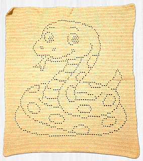 Ravelry: Cute Snake Filet Blanket pattern by Carla Gasson