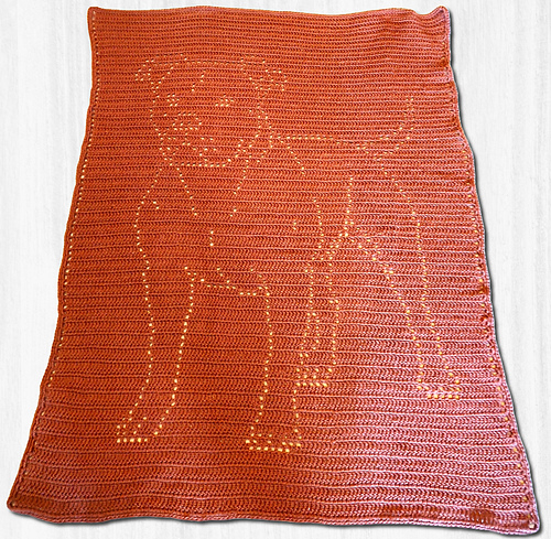 Ravelry: Pitbull Filet Blanket pattern by Carla Gasson