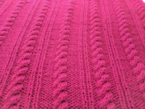 Ravelry: Knit Cable Blanket pattern by Rose Villalobos