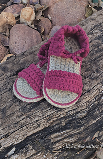 Ravelry: Baby Espadrilles sandal pattern by Tanja Scott