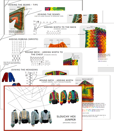 Any good (solid) hexagon cardigan/sweater patterns? : r/crochet