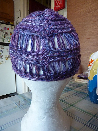 Ravelry: Drop Stitch Drama Hats (Original and II) and Scarf pattern by ...