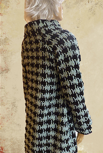 Ravelry: Houndstooth Coat pattern by Melissa Horozewski