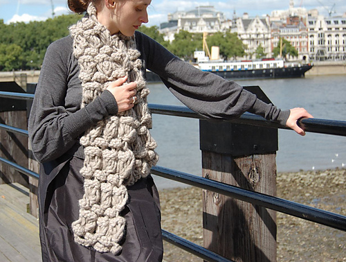 Ravelry: Sculptural Boa Scarf pattern by Gosia Dzik-Holden