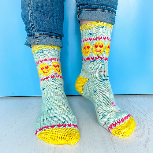 Ravelry: Heart shaped socks set pattern by Stone Knits