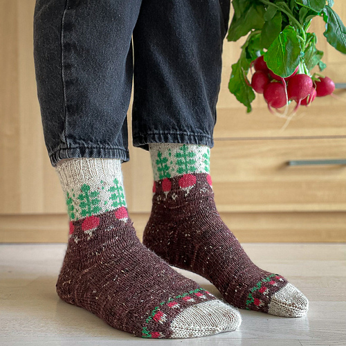 Ravelry: Rad Radish socks pattern by Stone Knits