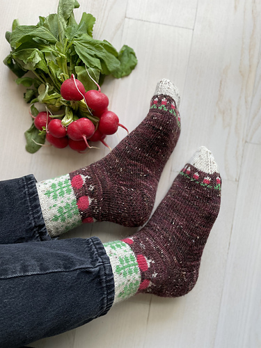 Ravelry: Rad Radish socks pattern by Stone Knits