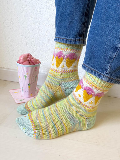 Ravelry: Gelato Socks pattern by Stone Knits
