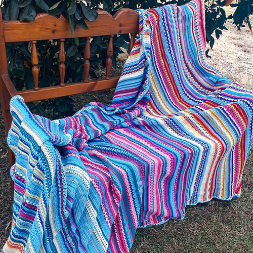 Ravelry: Temperature Blanket 365 Days of Mixed Stitches pattern by ...