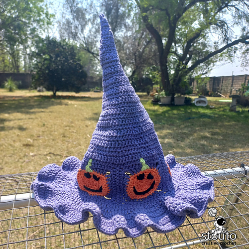 Ravelry: Jack O Lantern Witches Hat pattern by Stouto Creative Crochet