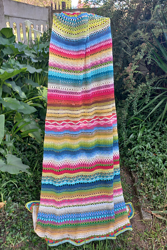 Ravelry: Stitch Sampler Scrapghan for Beginners pattern by Stouto ...