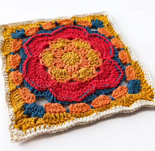 Ravelry: Big Flower Square pattern by Stouto Creative Crochet